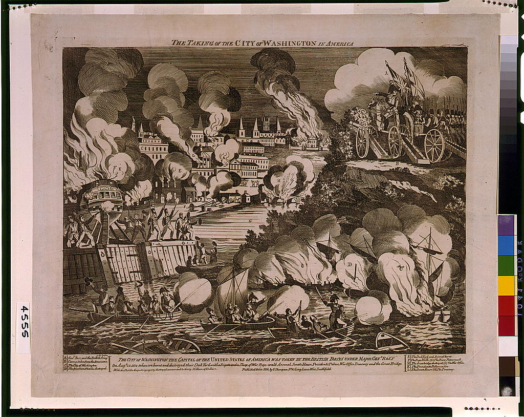 Washington DC Burning during War of 1812 | DC Walkabout